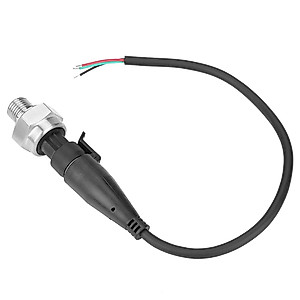 G1/4" Pressure Transducer Sensor Input 5V Output 0.5-4.5V / 0-5V Accuracy Analog Sensor Output for Water Gas Oil(0-150PSI)