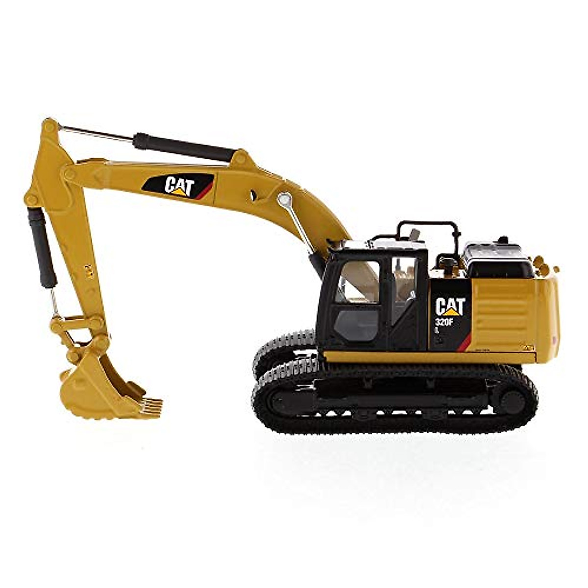 1:64 Scale Caterpillar 320F L Hydraulic Excavator - Construction Metal Series by Diecast Masters - 85690 - Play & Collect - with Functioning Boom - Made of Diecast Metal with Some Plastic Parts