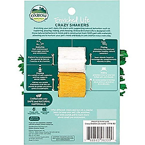 Oxbow Animal Health 6 Pack of Crazy Shakers Small Animal Chew Toys