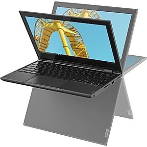 Lenovo 300e Windows 2nd Gen 81M900ESUS 11.6" Touchscreen Netbook - HD - 1366 x 768 - Intel Celeron N4120 Quad-core (4 Core) 1.10 GHz - 4 GB Total RAM - 4 GB On-Board Memory - 128 GB SSD - Black