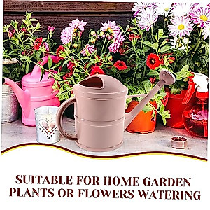 MERRYHAPY Gardening Watering Can Plastic Carafe Spray Bottles for Plants Jug Water Bottle Garden Watering Decorate Water Bottle Garden Watering Can Long Mouth Watering Pot Juicy Kettle Set