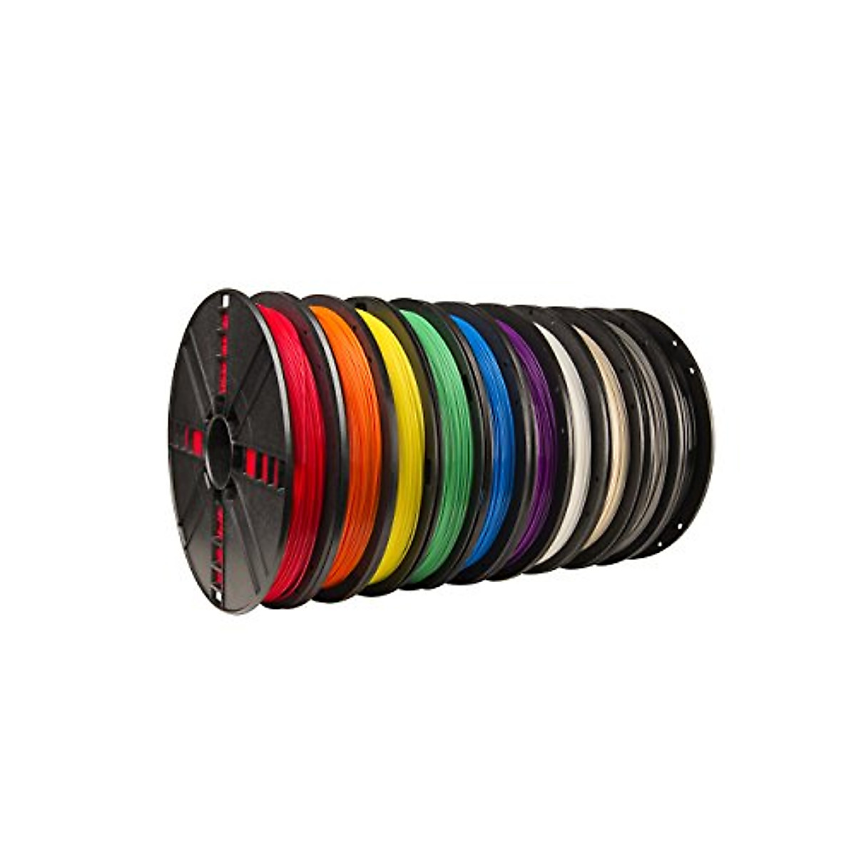 MakerBot MP06572 Large 10-Pack PLA Filament, Spool, 1.75 millimeters Diameter (Pack of 10)