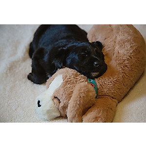 Calmeroos Puppy Heartbeat Toys Calming Separation Anxiety Relief Toys for Dogs Heartbeat Simulator in a Soft Comforting Pillow Pet Plush