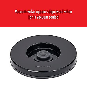 ZWILLING Enfinigy Vacuum Lidfor Power Blender Jar - Black