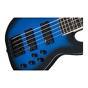 Jackson JS Series 5-String Concert Bass JS3V, Metallic Blue Burst, Amaranth Fingerboard