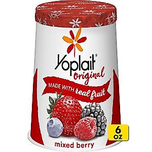 Yoplait Original Mixed Berry Low Fat Yogurt, 6 OZ Yogurt Cup