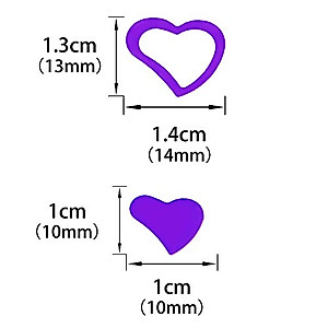 Purple Love Heart Table Confetti - Valentines Party Foil Metallic Sequins Confetti Wedding Engagement Anniversary Bachelorette Mothers Day Party Sprinkles Confetti Decorations, 60g