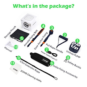 UNITREE PUMP Pro Motor Powed All-in-one Smart Pocket Gym, 4.4-44lbs Resistance,Eccentric and Concentric Available, Arcade Style Games, One for All Training Demands, App Assist (Orange£©