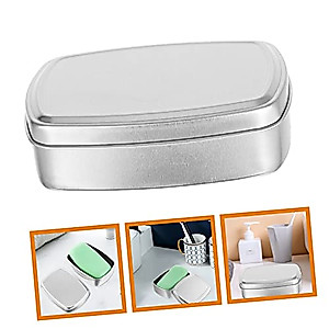 CORHAD 6pcs Square Shaped Aluminum Soap Box Food Grade Metal Storage Can Rectangular Candy Tins for Home Travel