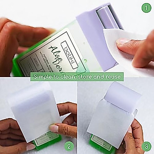 Wax Roller Refills, 4x Aloe Vera Sugar Roll on Wax Cartridges & 200x Wax Strips, Cartridge Refill for Roll on Wax Kit, Wax Roller Kit for Hair Removal, Roll on Wax Kit for Hair Removal, Wax Roller Kit