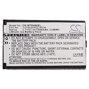 GYMSO Battery Replacement for B056P036-1004, F1134J-711, SLA-A328 PTH 850, PTH450, PTH-450-DE, PTH-450-EN, PTH-450-ES, PTH-450-FR, PTH-450-IT, PTH-450-NL