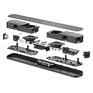 Sennheiser AMBEO Soundbar Mini - Immersive 3D Audio for TV, Movies, and Music - Compact Device with Powerful Adaptive Features, Multiple Connectivity and Intuitive Usage