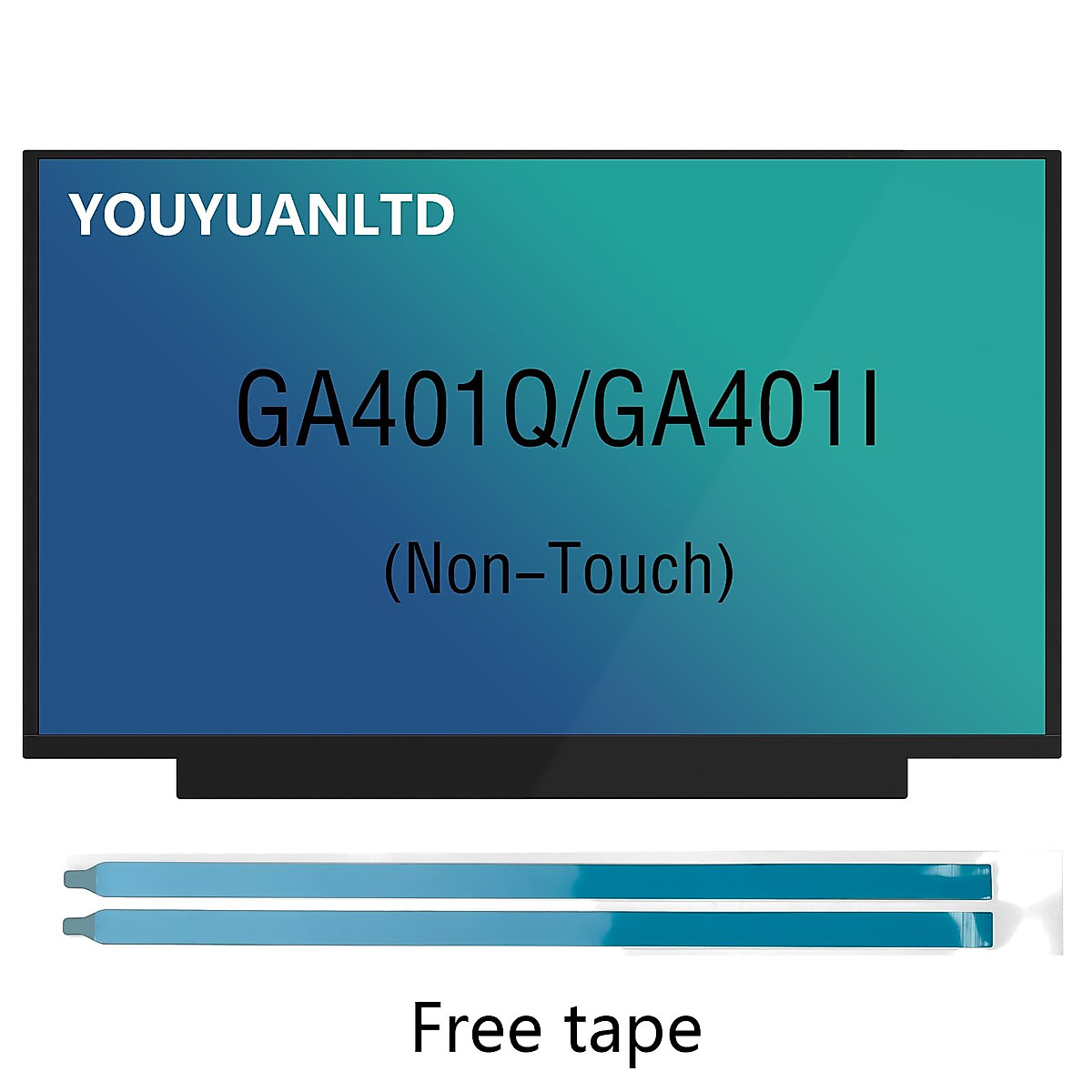 LCD LED Screen Replacement for Asus ROG Zephyrus G14 GA401Q 144Hz 100% sRGB FHD 1920X1080 IPS Display