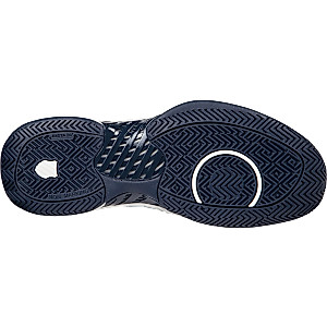 K-Swiss Men's Hypercourt Supreme Tennis Shoe, Barely Blue/White/Navy, 9 M