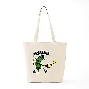 CafePress Pickleball Pickle Art Tote Bag Canvas Tote Shopping Bag