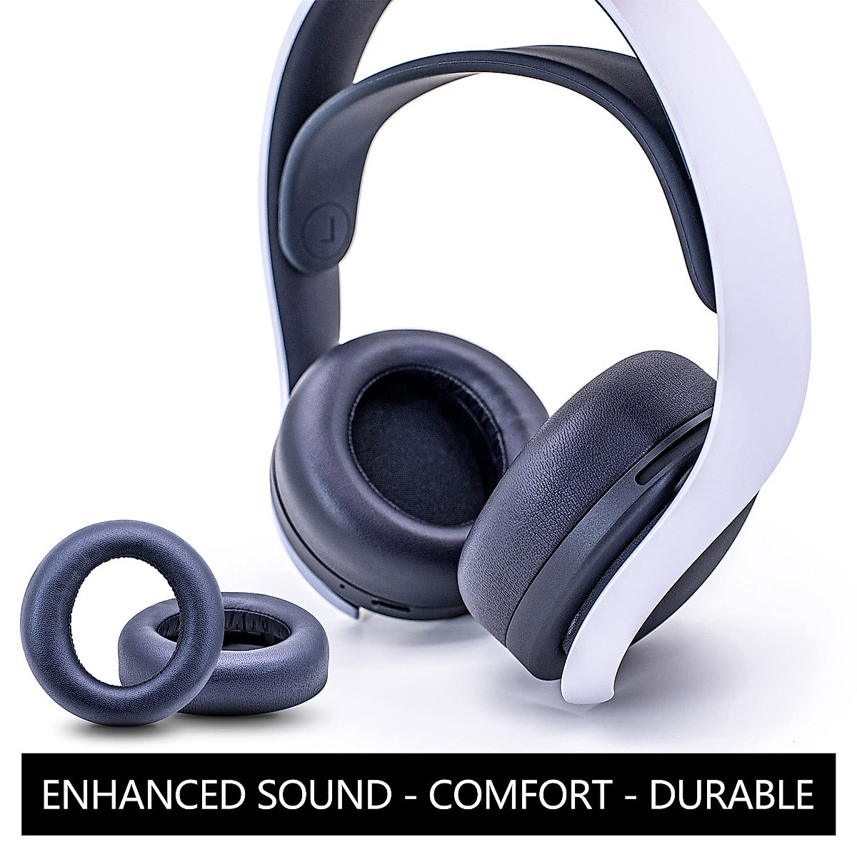 CCRE Earpads Replacement for Playstation 5 PS5 Pulse 3D Headset - Ear Cushion/Ear Cups (Dark Blue)