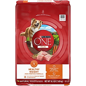 Purina ONE Plus Healthy Weight High-Protein Dog Food Dry Formula - 16.5 lb. Bag