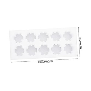 Mobestech 2 Sets 10 Egg Trays Egg Cases Kitchen Egg Holder Refrigerator Egg Storage Organizer Egg Placing Holder Fridge Eggs Holder Containers with Lids Customized Storage Rack Foam White