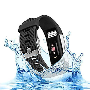 Replacement Bands for Fitbit Charge 2, Silicone Adjustable Classic Bands for Fitbit Charge 2,Women Men