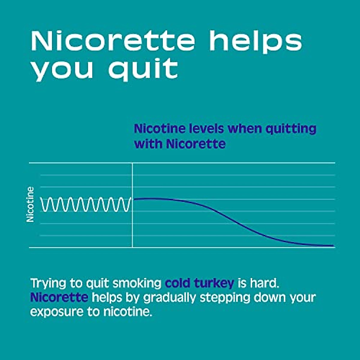 Nicorette 2 mg Mini Nicotine Lozenges to Help Quit Smoking with Behavioral Support Program, Mint Flavored, 81 Count (2 Pack)
