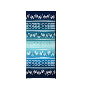 YETI YOGA - The Diamond Yoga Towel, Lightweight Slip-Free Yoga Mat Towel, 100% Microfiber