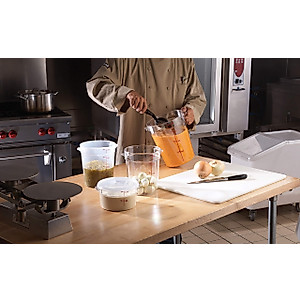 Camwear Polycarbonate Round Food Storage container, 4 Quart