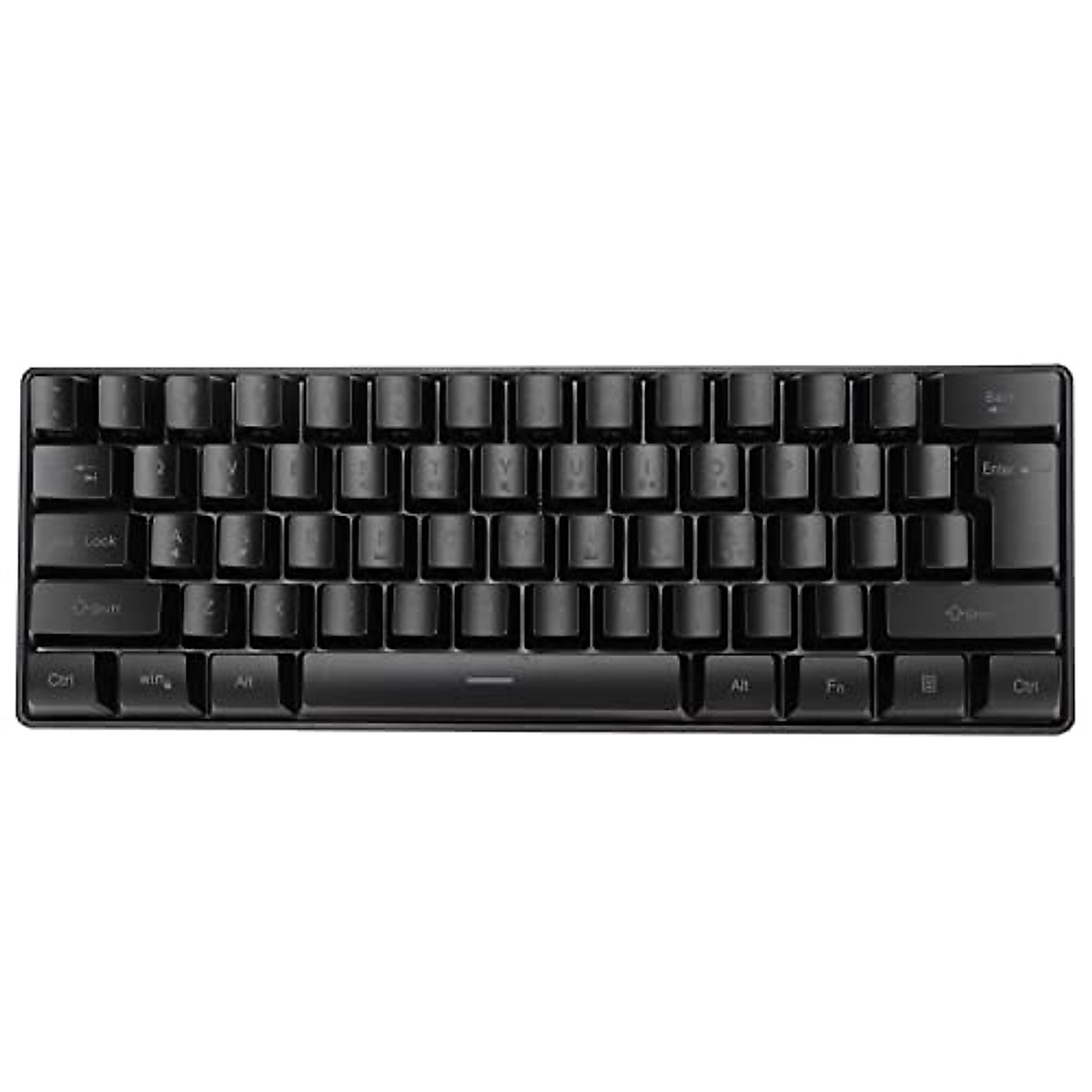 Byged PC Gaming Keyboards, Portable Backlight Keyboard 61 Keys USB Wired Keyboard PC Gaming Keyboard with Stable Non Slip Tripod, for Home Office Computer