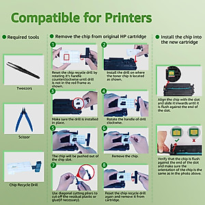 GREENSKY 2 Pack (No Chip) Toner Cartridge Replacement for HP 58X CF258X 58A CF258A to Use with HP Laserjet Pro MFP M428fdw M428fdn M428dw Laserjet Pro M404n M404dn M404dw M404 Enterprise M406dn Printer