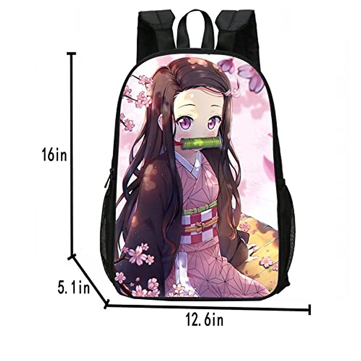 Anime Backpack Double-Sided Two Wear Cartoons Casual Backpack Laptop Backpack