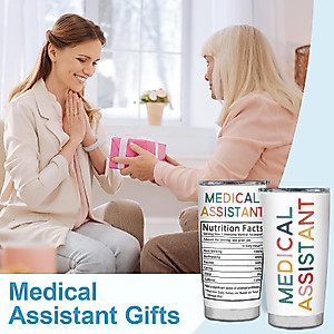 Medical Assistant Gifts, MA Week Gifts, Medical Assistant Students Gift, Best Medical Assistant Stainless Steel tumbler 20oz, Birthday Christmas Gifts for Women Men