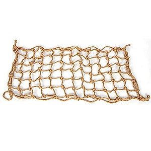 1PCS Parrots Climbing Net, Medium Large Size Parrots Hemp Rope Hanging Swing Bird Game Cage Toy Accessories