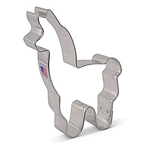 Llama/Alpaca Cookie Cutter, 4.25" Made in USA by Ann Clark
