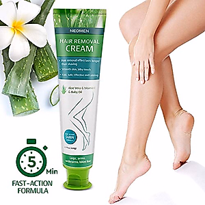 Neomen Hair Removal Cream - Premium Depilatory Cream - Skin Friendly Painless Flawless Hair Remover Cream For Women and Men