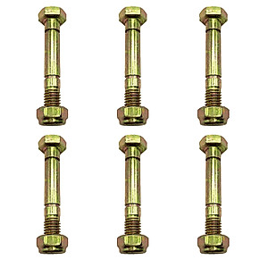 (1/4" x 1-9/16") 53200500 532005 Snow Blowers Shear Pins Bolts Nuts fits Ariens 05907 510016 51001600 B1SB918 AM123342 710-04954 (Set of 6)