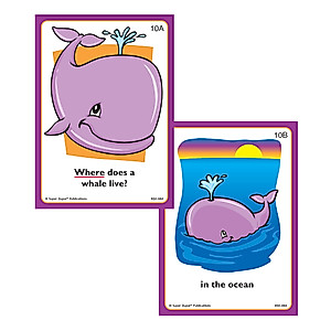 Super Duper Publications | Ask and Answer® Where Questions Fun Deck | Communication and Language Processing Skills Flash Cards | Educational Learning Materials for Children