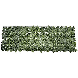 Expandable Faux Privacy Fence Artificial Ivy Rolls Privacy Fence Screen | Artificial Hedges Fence Ivy Vine Leaf Decoration for Outdoor Wall Privacy Screening Garden (Size : 0.5x1m)