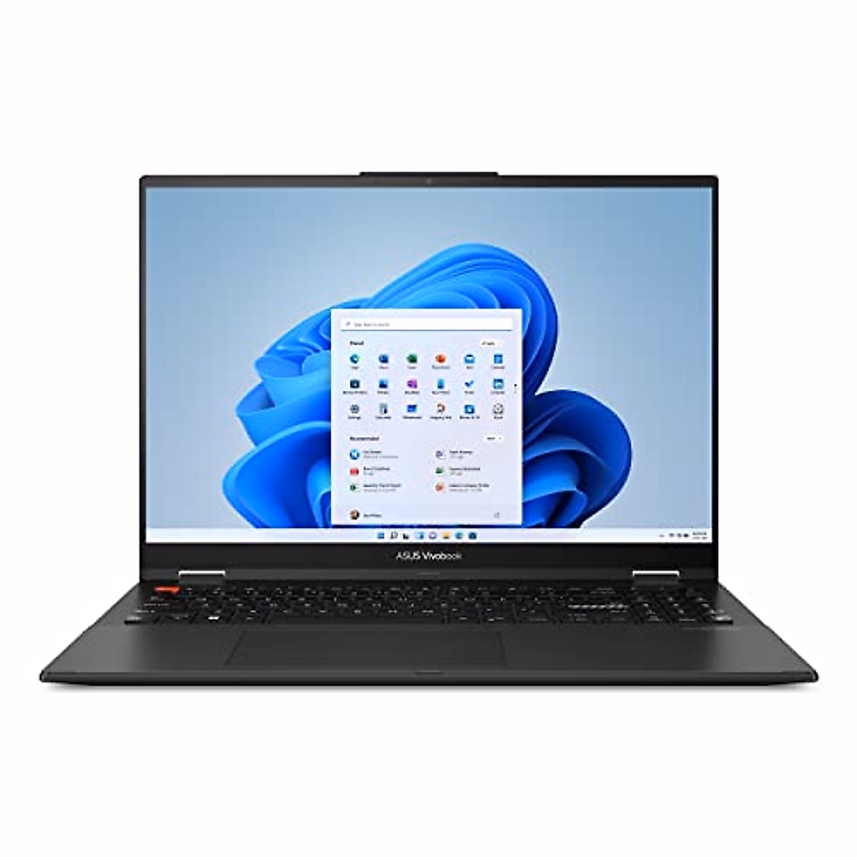 ASUS Vivobook S 16 Flip 16” WUXGA Touch, AMD Ryzen 7 7730U CPU, AMD Radeon Vega 7 Graphics, 8GB RAM, 1TB SSD, Fingerprint Sensor, Stylus Supported, Windows 11 Home, Midnight Black, TN3604YA-DS74T