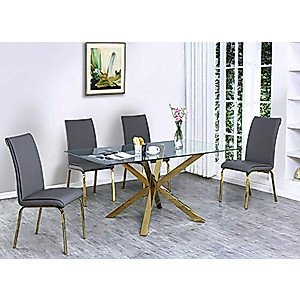 Best Quality Furniture Dining Table Only Gold