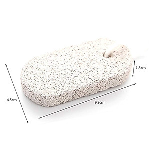 ZHome Natural Pumice Stone for Feet, Phogary Lava Pedicure Tools Hard Skin Callus Remover for Feet and Hands 2PCS