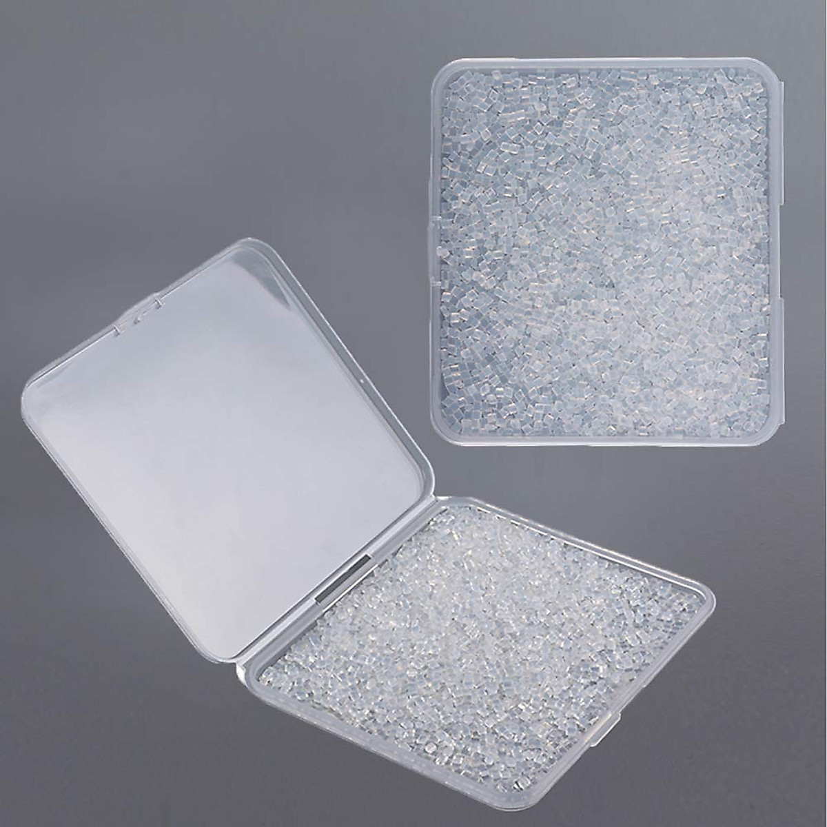 4600Pcs Italian Keratin Glue Granule Pellets Transparent Keration Glue Granule Bead for Hot Fusion Nail/I Tip Hair Extensions