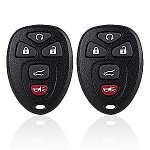Car Key Fob Replacement for 2007-2016 Chevy Suburban Tahoe Traverse / 2008 Cadillac Escalade SRX / 2017 Buick Enclave / 2016 GMC Acadia Yukon FCC ID:OUC60270 OUC60221 (5Btn 2 Pcs)