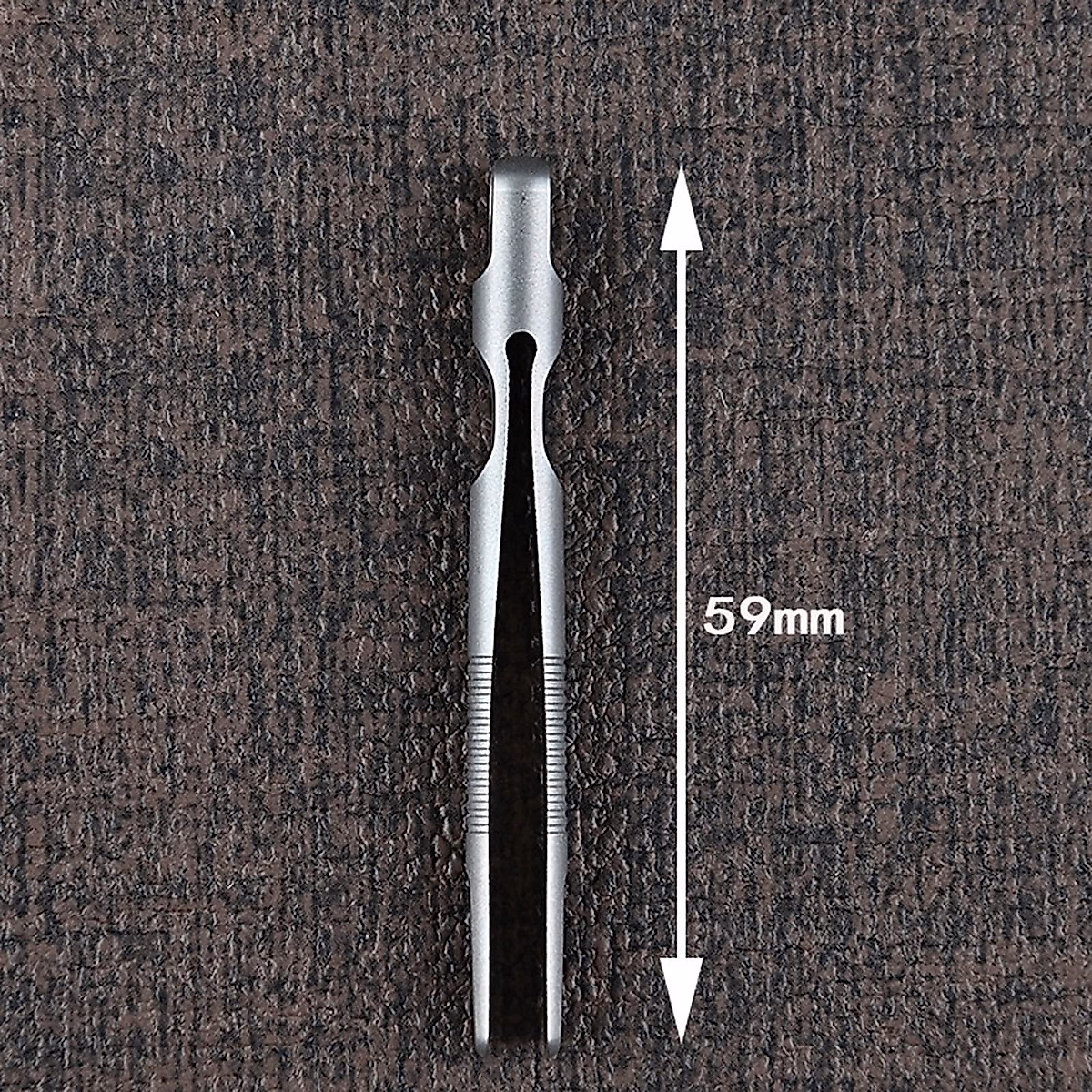 Mini Titanium Tweezers,Small TC4 Titanium Alloy Clip Portable Tweezers Nipper,EDC Outdoor Travel Camping Hiking Tool Keychain Pendant
