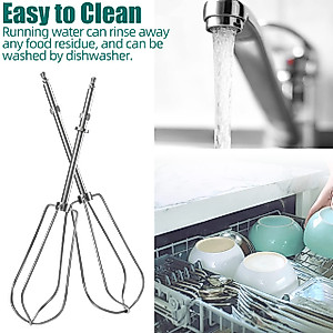 Hand Mixer Beaters Replacement for Cuisinart - CHM Series HM-50 HM-70 CHM-3 CHM-7PK Hand Mixer, Stainless Steel Turbo Beater Parts # CHM-BTR Whisk Attachments - Set of 2