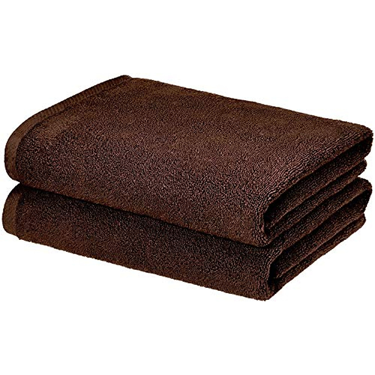 OBA HOME Cotton Bath Sheet Towel (Dark Brown)