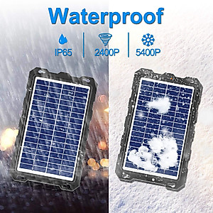 POWOXI Solar Battery Charger 12 Volt 10W Solar Panel Kit for Car, Boat, RV, Trailer, Motorcycle, Marine, Automotive, Powersports, Snowmobile, etc.
