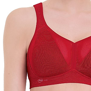 Anita Women's Active Air Control Wire Free Sports Bra, 5544, Lipstick, 36F