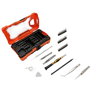 Syba 41 Precision Screwdriver Set, Magnetic Driver Kit with 30 Bits, Professional Electronics Repair Tool Kit with Carrying case for Repair iPhone, Cell Phone, iPad, PC, and Screen Repair