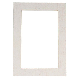 11x14 Mat Bevel Cut for 9x12 Photos - Acid Free White Linen Canvas Precut Matboard - for Pictures, Photos, Framing - 4-ply Thickness