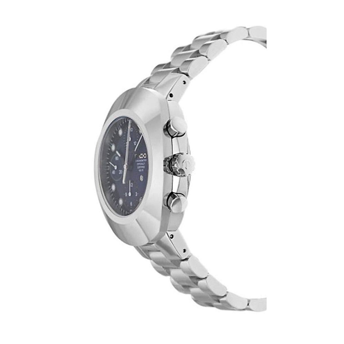 Rado Original Stainless Steel COSC Automatic Chronograph Blue Black Dial Mens Watch R12694163
