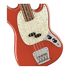 Fender Vintera 60s Mustang Bass, Fiesta Red, Pau Ferro Fingerboard